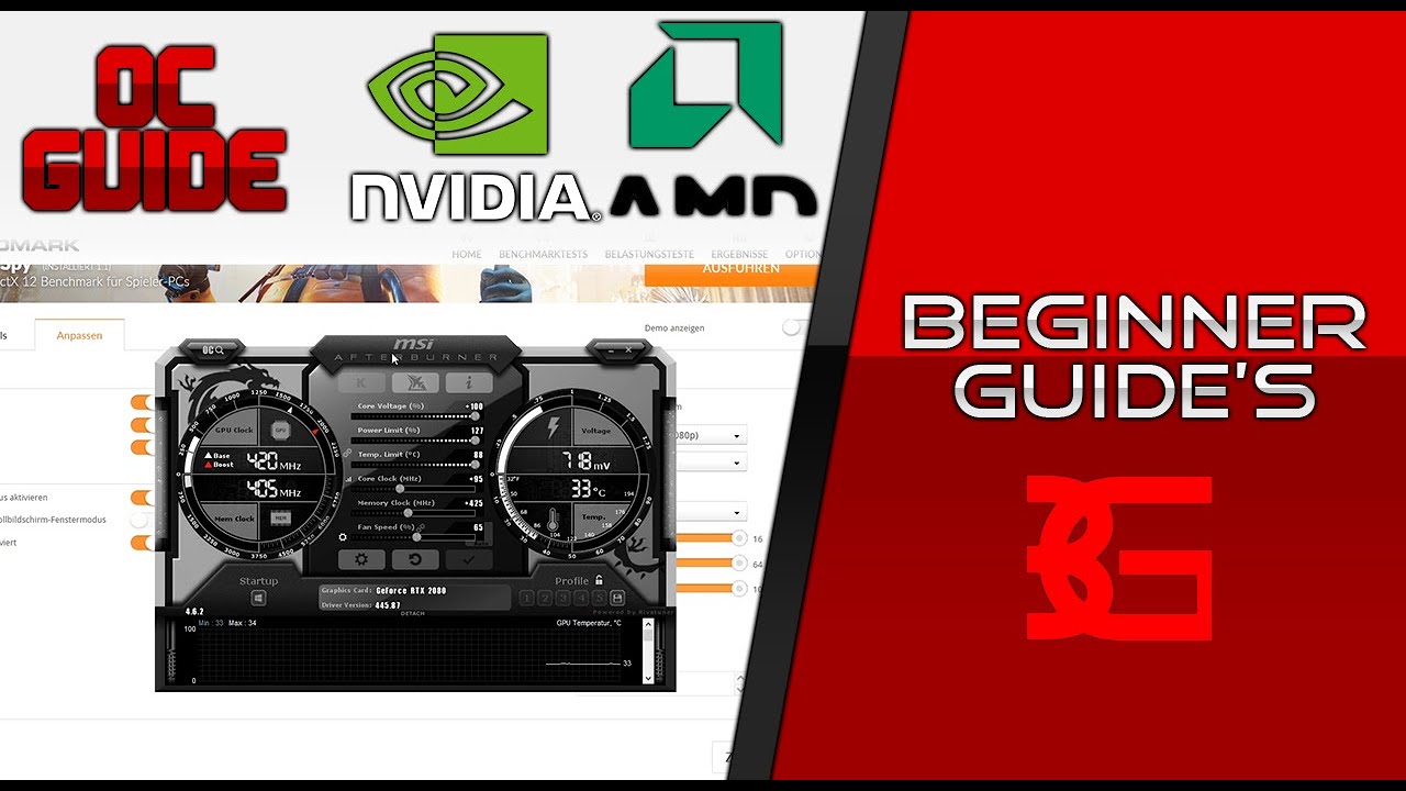 HOW to OVERCLOCK your GPU! Anfänger OC Guide für Grafikkarten | NVIDIA ...