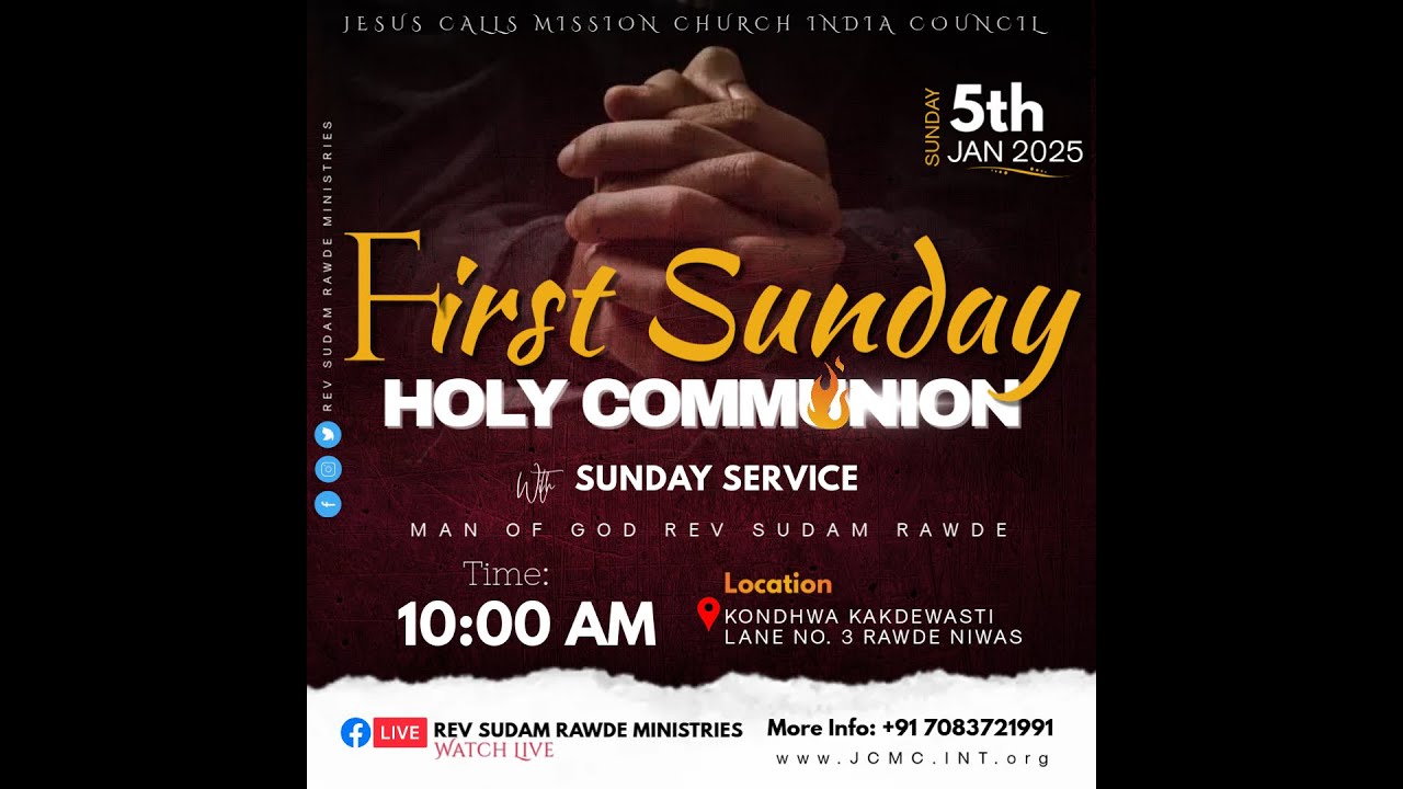 First Sunday Service With Man Of God Rev Sudam Rawde - YouTube