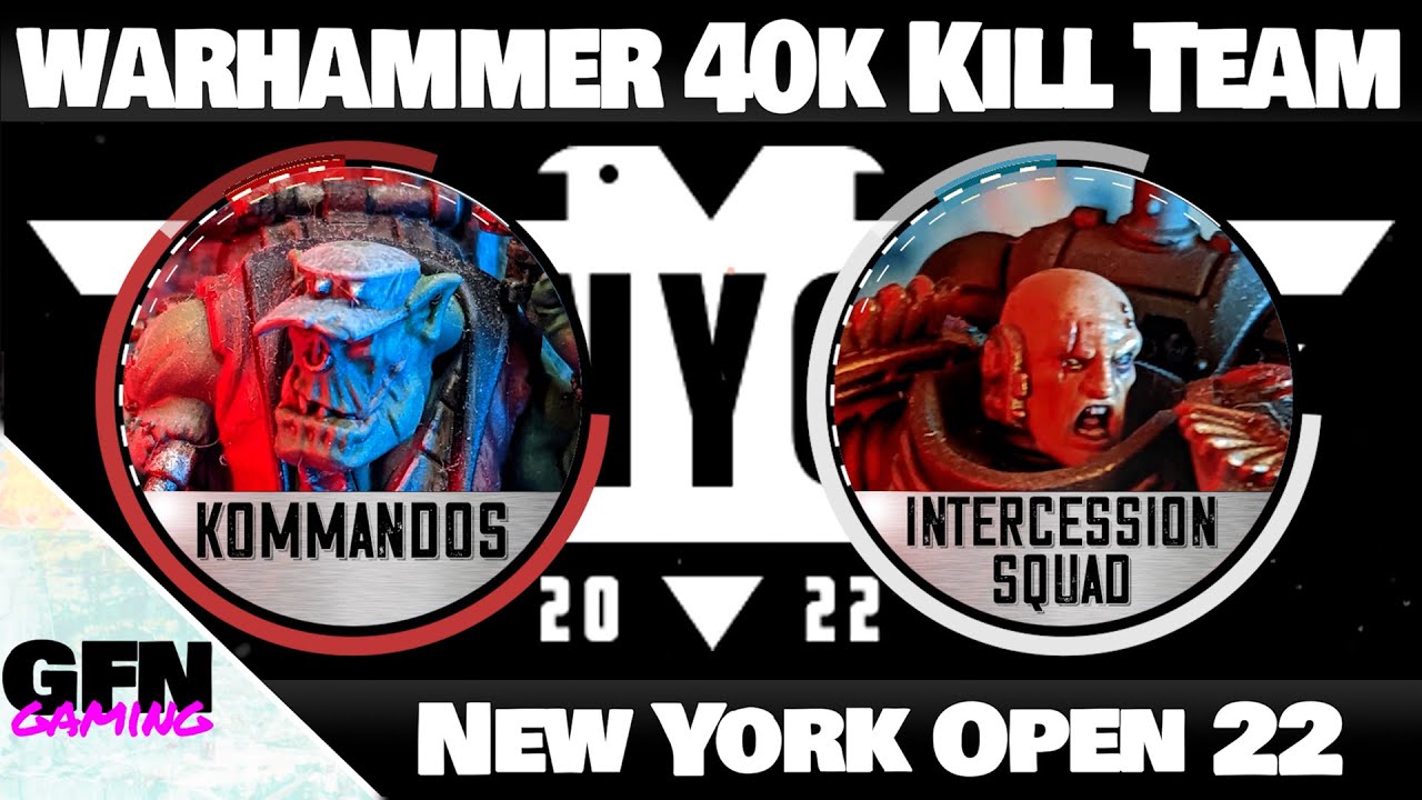 Kommandos VS Intercession Squad - Warhammer 40k Kill Team New York Open ...
