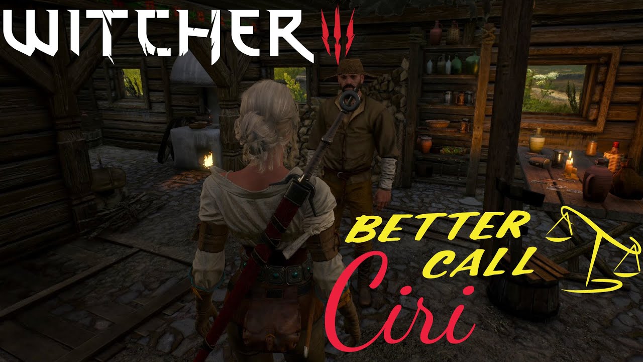 Witcher 3 Mod - Better Call Ciri, Things Get Weird - YouTube