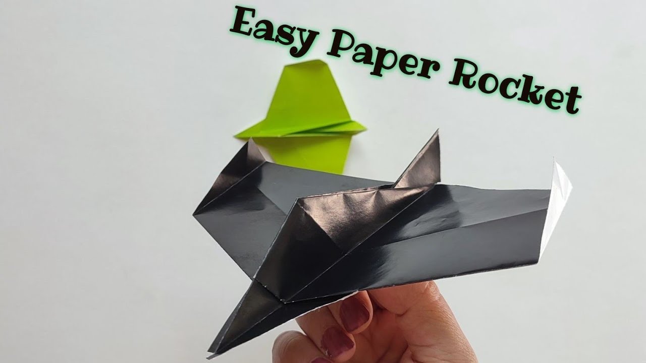 🚀 Easy Origami Rocket Tutorial | Fold Your Paper Rocket in Minutes ...