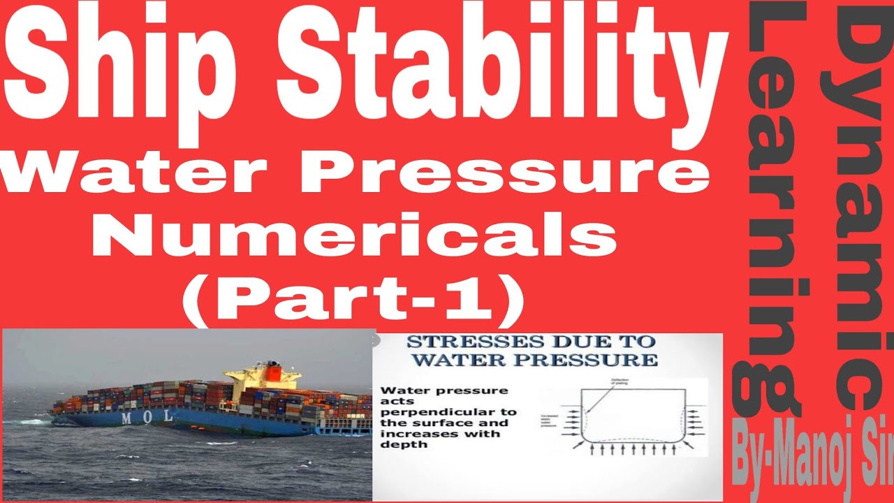 Ship Stability-Water Pressure Numericals (Part-1) - YouTube