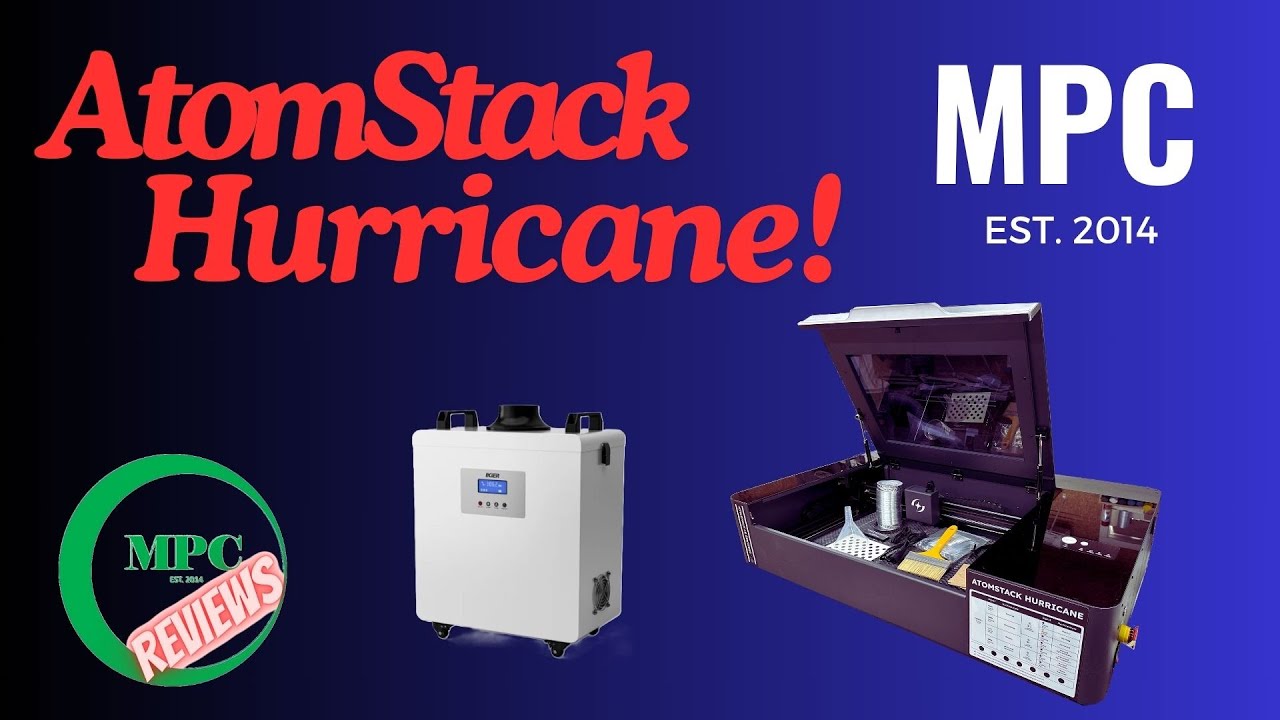 First Look at The AtomStack Hurricane CO2 LASER #AtomStack #LaserReview ...