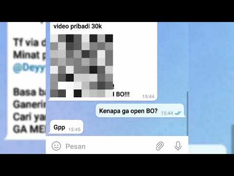 CHAT RANDOM MALAH DITAWARIN VC* SAMA MBA CANTIK || PRANK CHAT TELEGRAM 18+ || #2