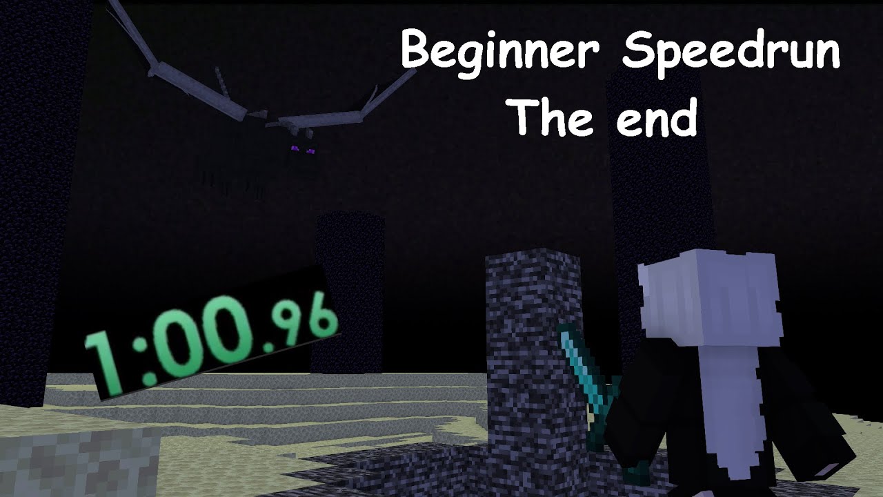 Speedrun The end | One Cycle trainning #minecraft #speedrun - YouTube