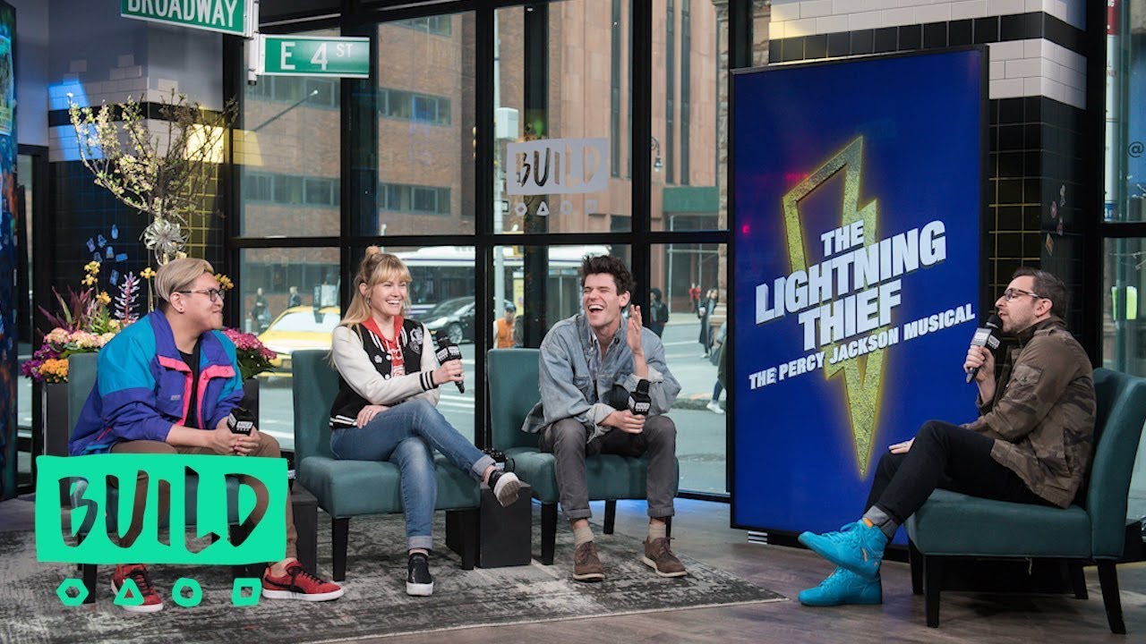 Chris McCarrell, Kristin Stokes & Jorrel Javier On "The Lightning Thief ...