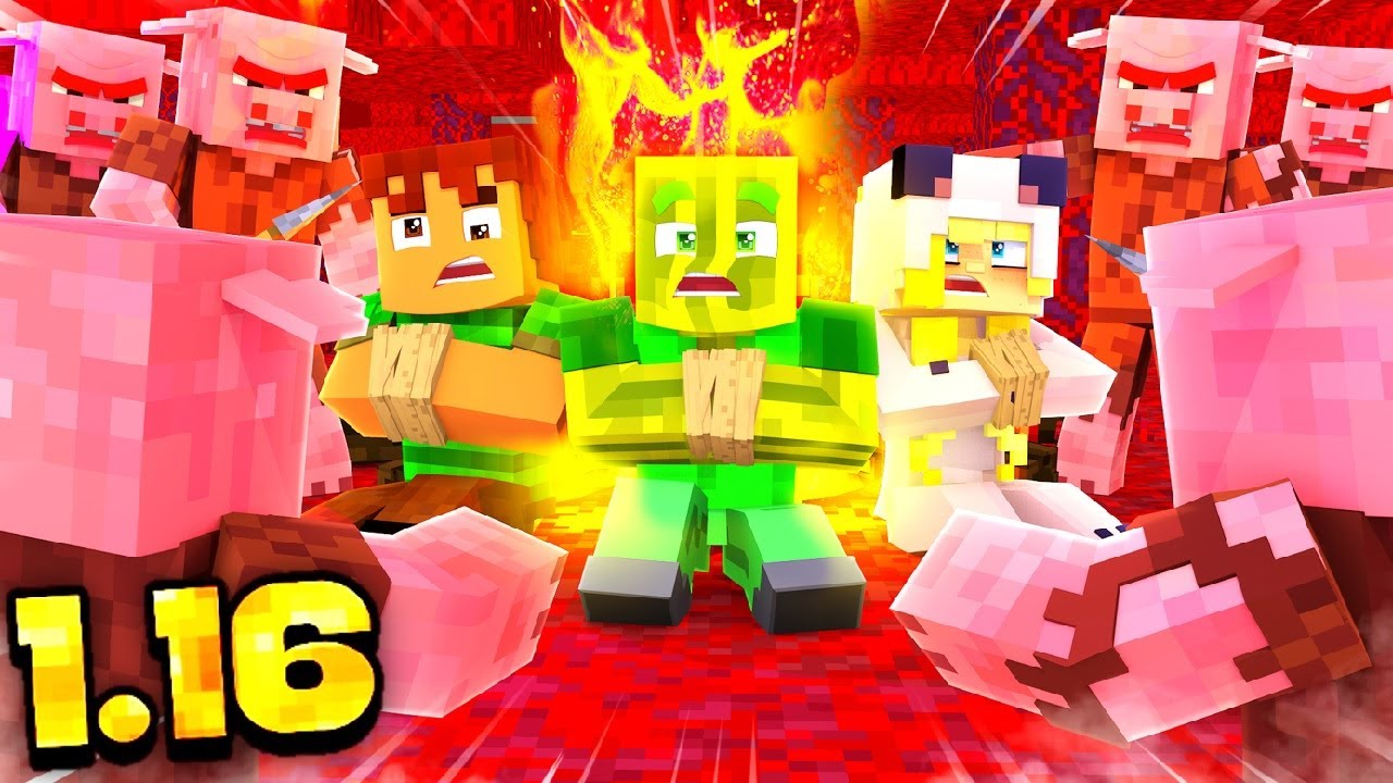 ENTFÜHRT vom 1.16 PIGLIN VOLK?! - Minecraft 1.16 [Deutsch/HD] - YouTube