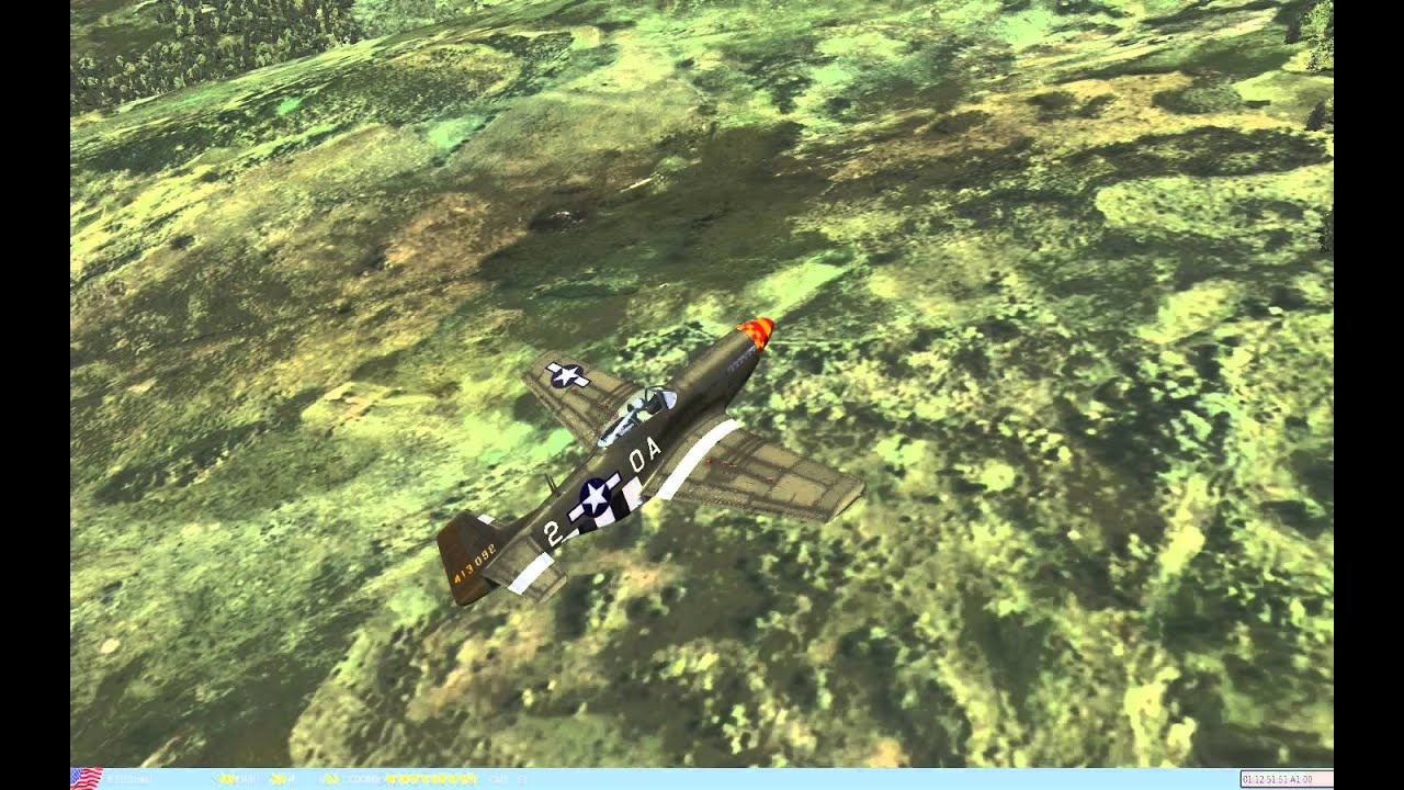 P-51 full fuel+drop tanks... unrealistic aerobatics ??? - YouTube