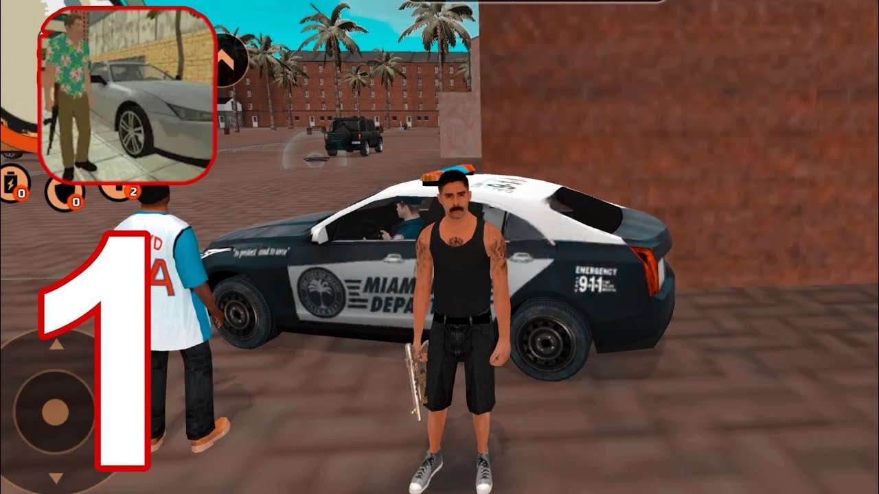 Miami crime simulator - Gameplay Walkthrough Part 1 ( Android,iOS ...