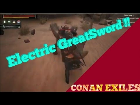 Legendary GreatSword JEDIAS GREATSABER/Conan Exiles - YouTube