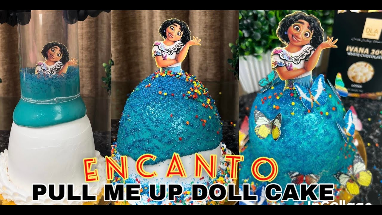 ENCANTO PULL ME UP DOLL CAKE QUICK TUTORIAL - YouTube