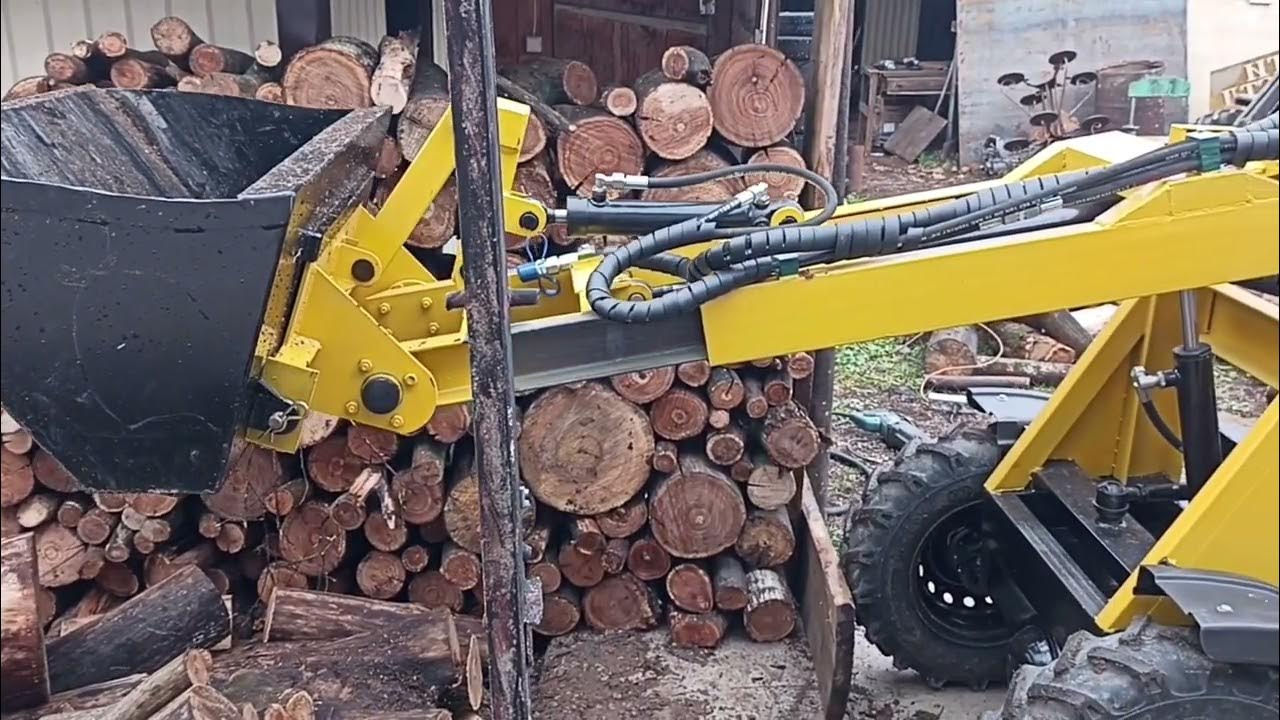 ОБЗОР НА КИТАЙСИКИЙ НШ-10 и погрузчик с тклескопической стрелой. - YouTube