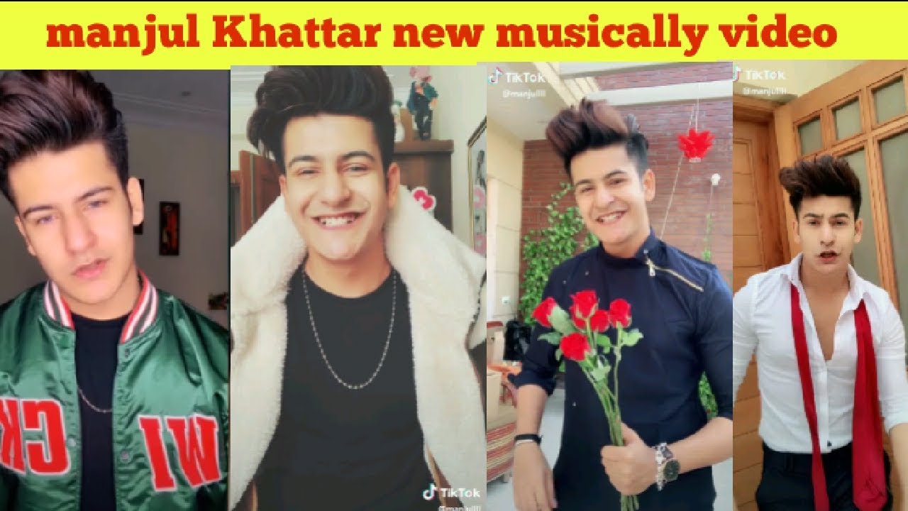 manjul Khattar new latest musically tik tok video 2018||MANJUL KHATTAR ...