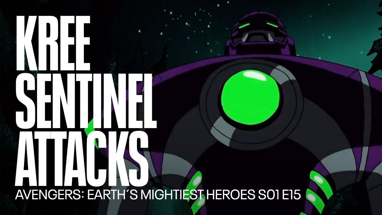 The Kree Sentinel attacks! | Avengers: Earth´s Mightiest Heroes - YouTube