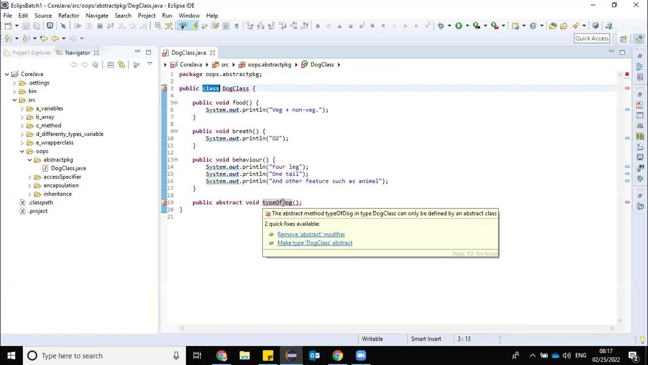 C16 B1-What is Abstraction? What are the rules of it? - YouTube