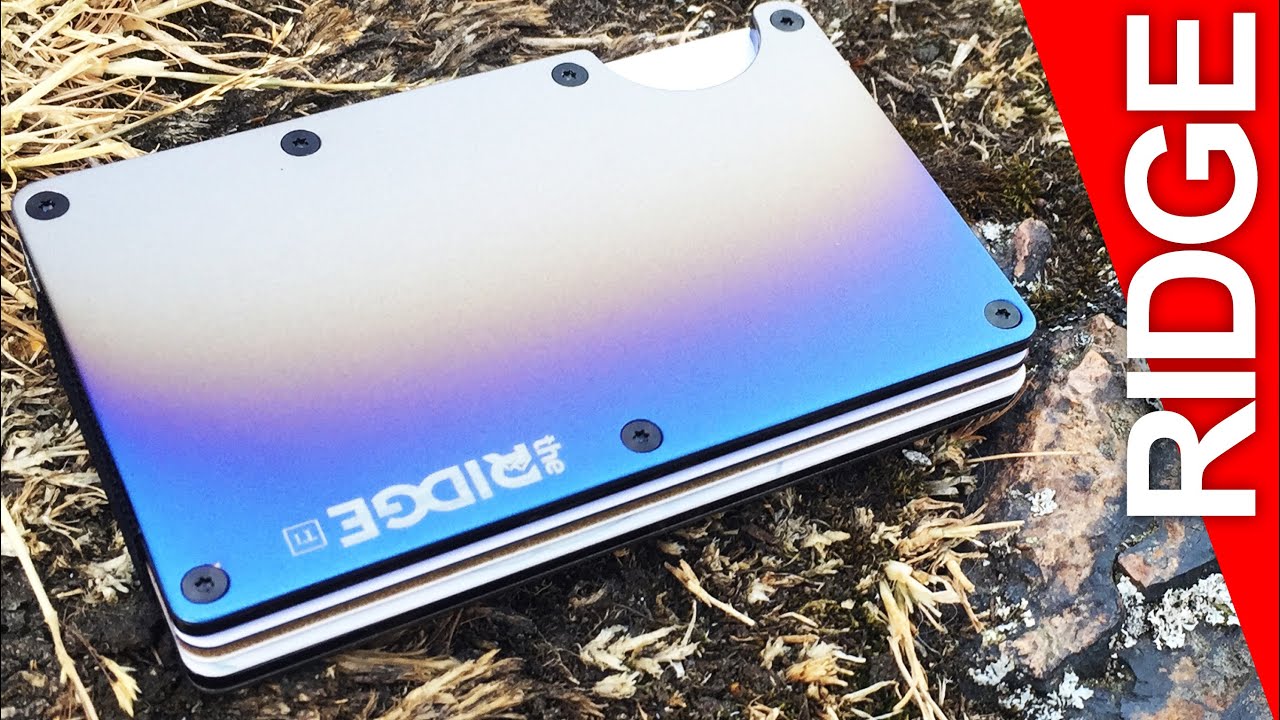 Ridge wallet Burnt Titanium Full Review | Best Minimalist, Slim Wallet ...