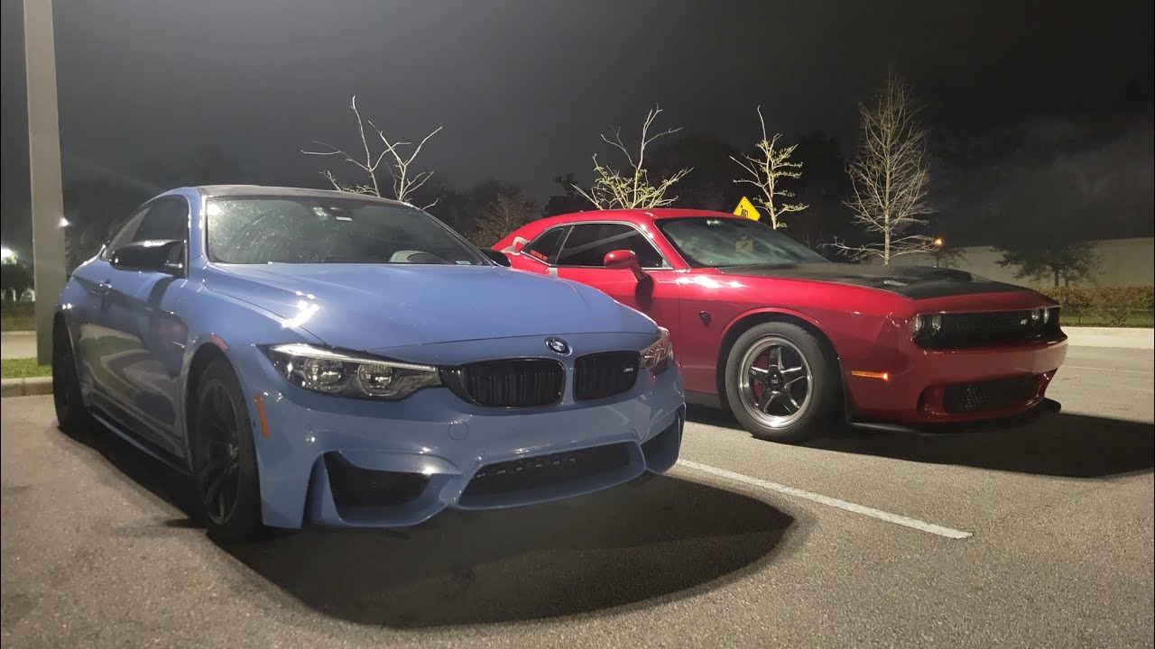 fully built M4 VS CAMMED HELLCAT (REMATCH)🏁 - YouTube