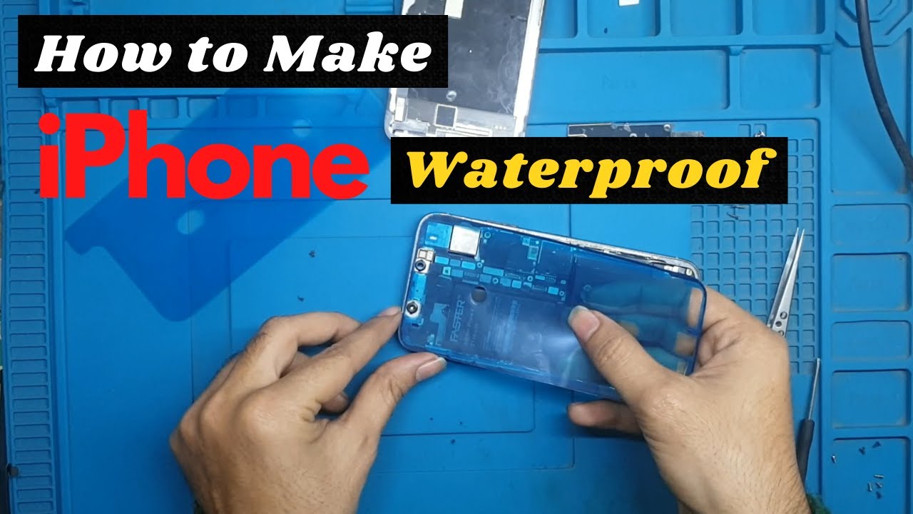 Fix iPhone x Waterproof Seal Replacement | iPhone X Display Assembly ...