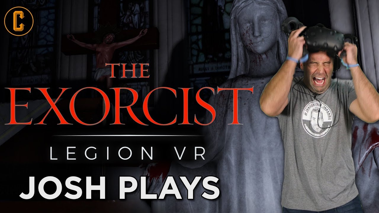 Exorcist VR - The Scariest Game Josh Has Ever Played | HTC Vive - YouTube