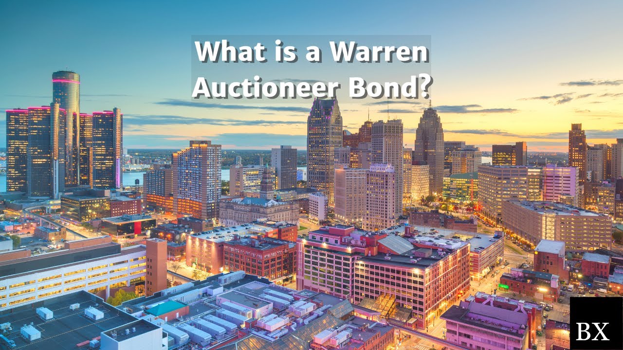 What is a Warren Auctioneer Bond? - YouTube
