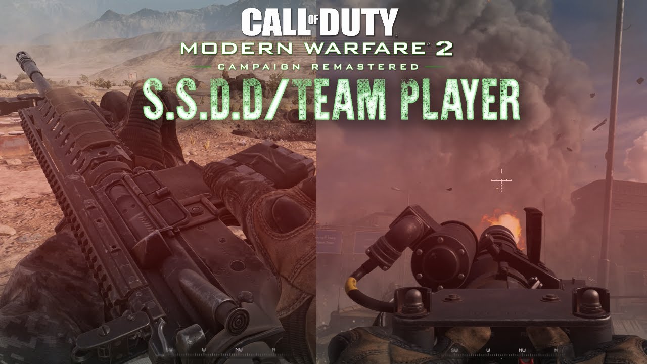Modern Warfare 2 Remastered - SSDD/Team Player (Veteran) - YouTube