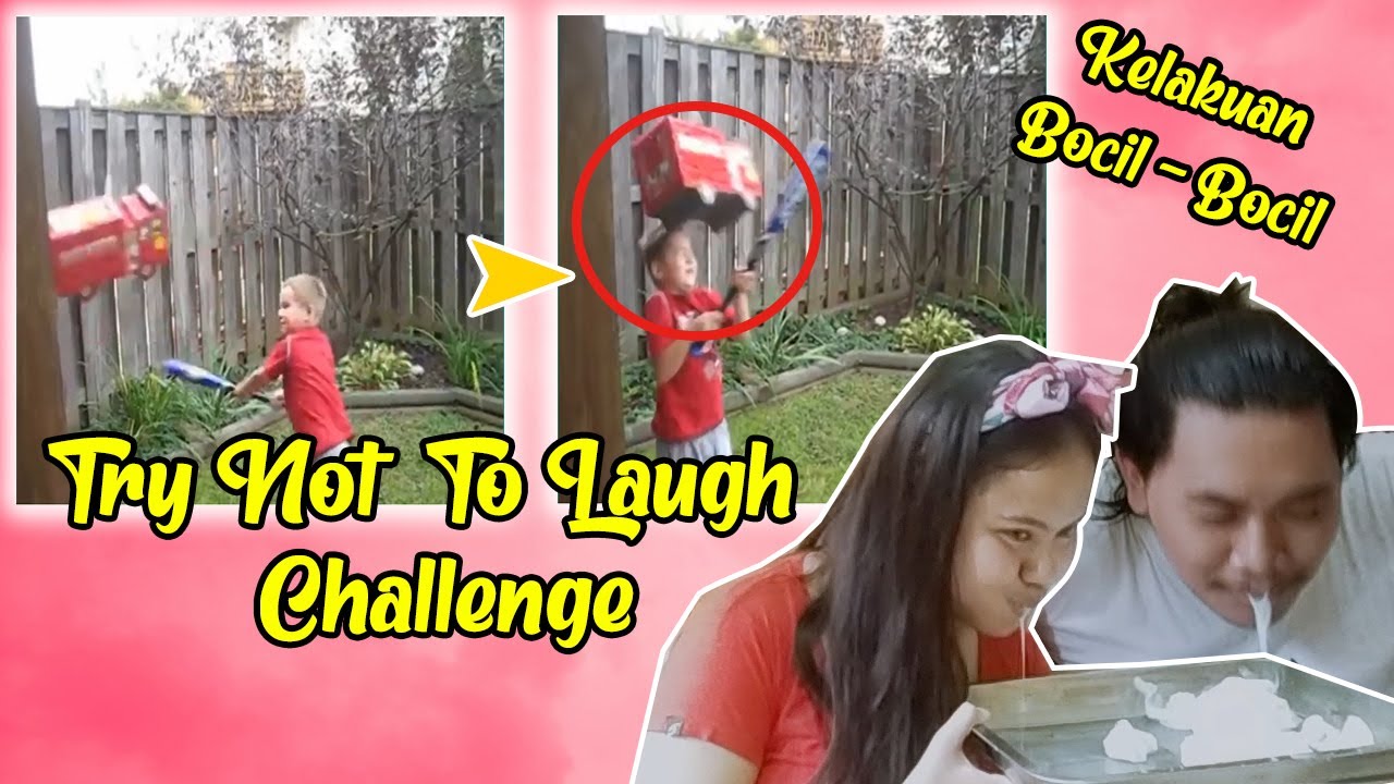 TAHAN TAWA PAKE SUSU!! SAMPE MUNCRAT!! - YouTube