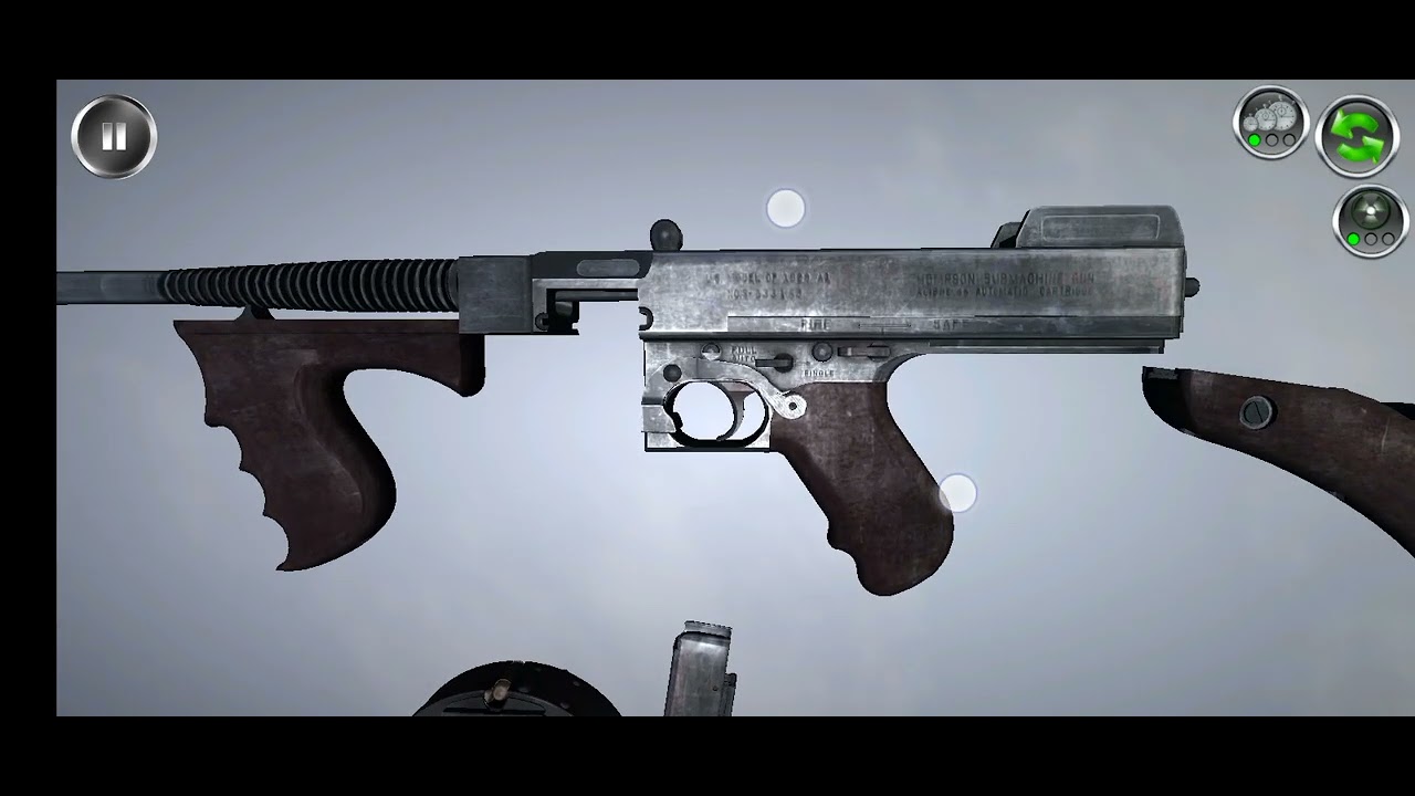 How to disassemble a M1 Submachine Gun/M1 Thompson/M1928 - YouTube