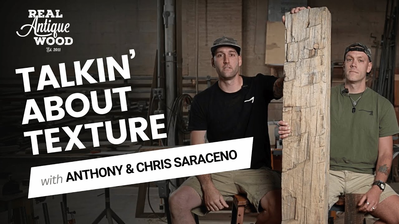 Talkin' Texture: Hand Hewn, Rough-Sawn, and Resawn - YouTube