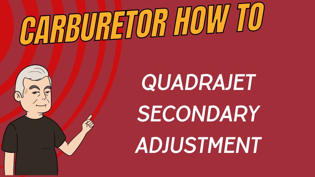 Rochester Quadrajet 4 Barrel Secondary Adjustment Guide | Carburetor ...