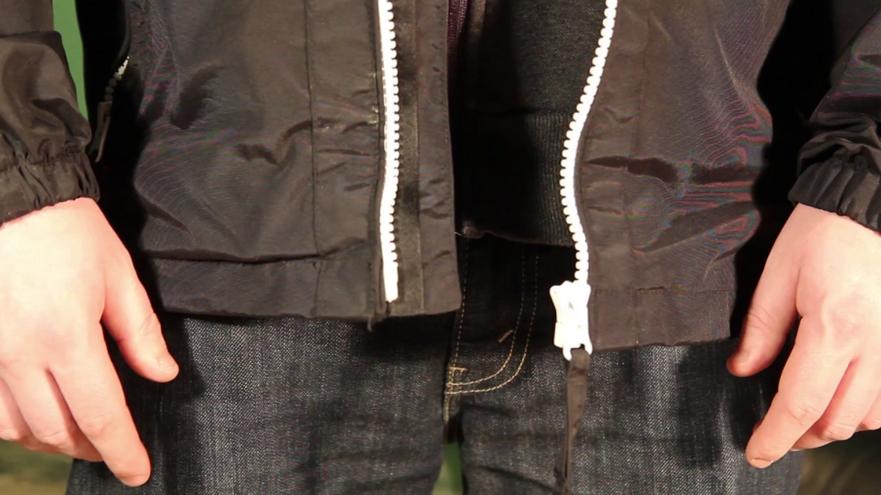 How to zip a jacket - YouTube