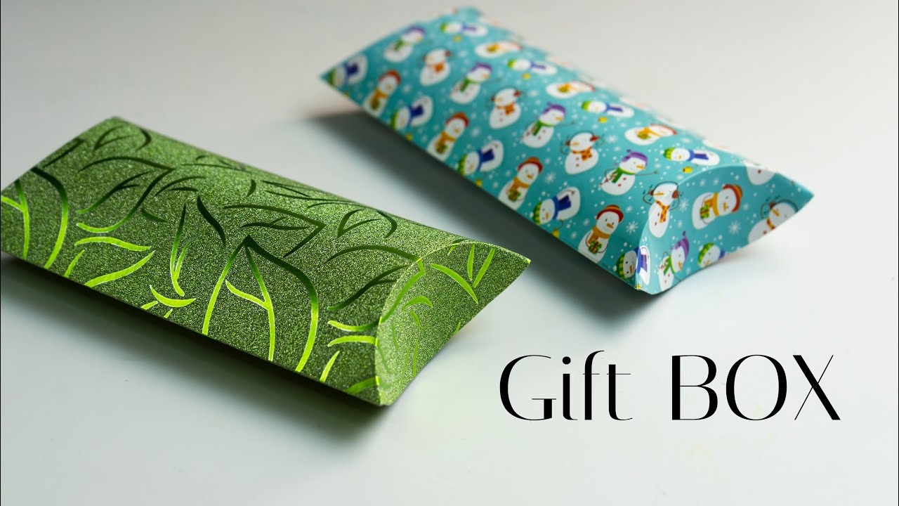 Gift box. How to make origami gift box. - YouTube