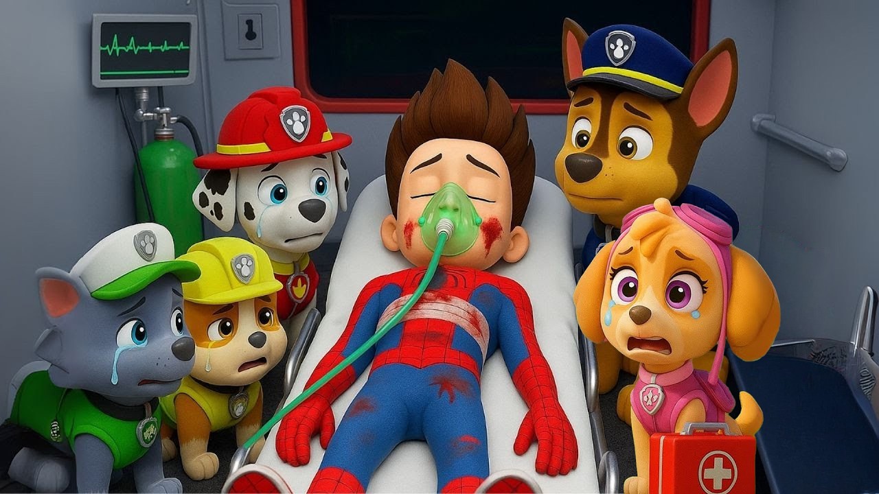 ¡Nooo…! ¡Por favor, despierta, SPIDER-MAN RYDER! ¡Regresa a la Paw ...