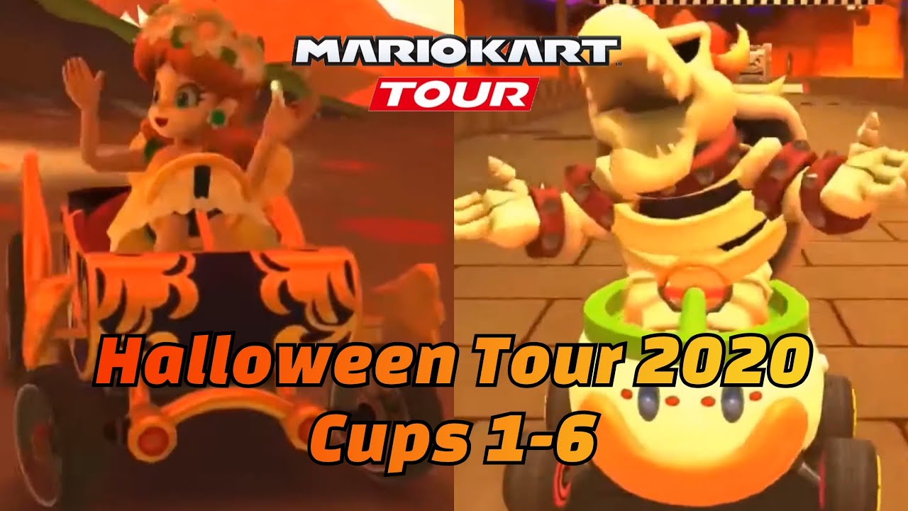 Mario Kart Tour: Halloween Tour (2020) - Cups 1-6 - YouTube
