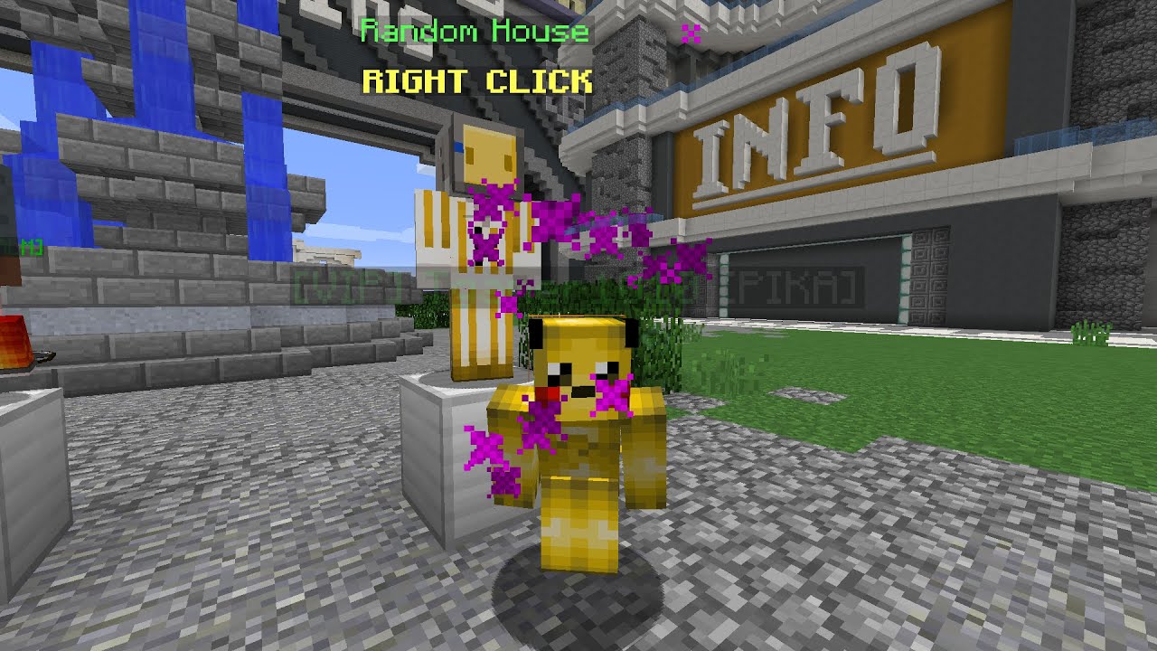 Going into random Hypixel houses - YouTube