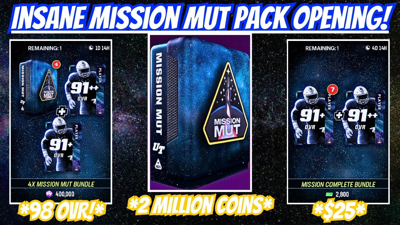 INSANE Mission MUT Pack Opening! *98 OVR PULL!* (Madden 23 Ultimate ...