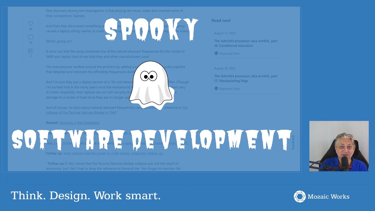 Spooky Software Development - YouTube