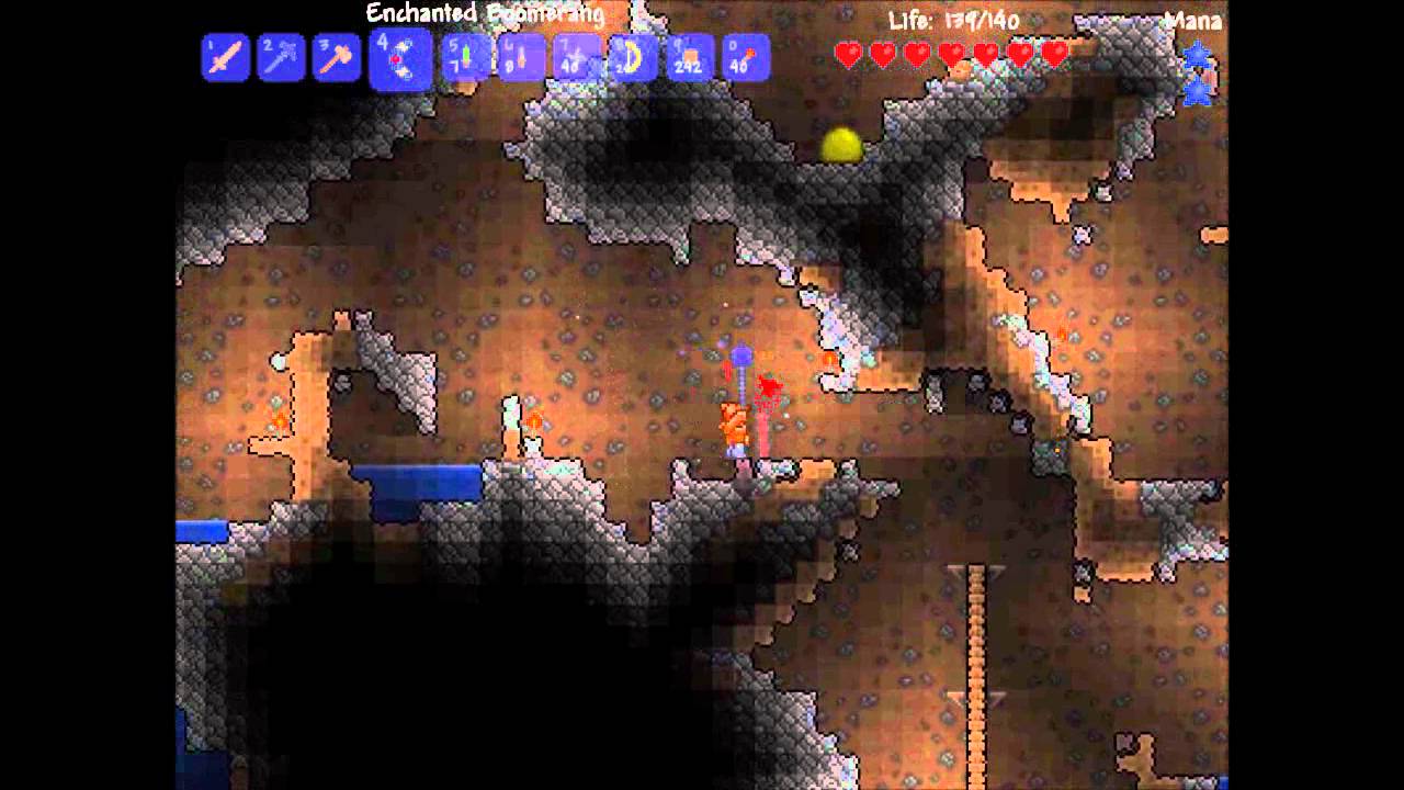 Terraria Ep. 4 Digging holes - YouTube