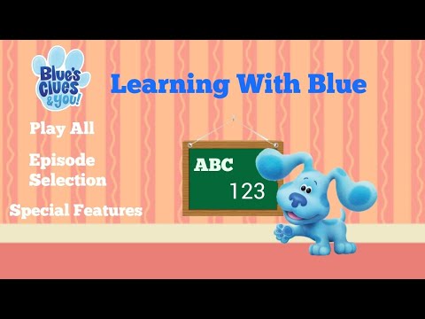Blue's Clues & You: Learning With Blue DVD Menu Walkthrough (FANMADE ...