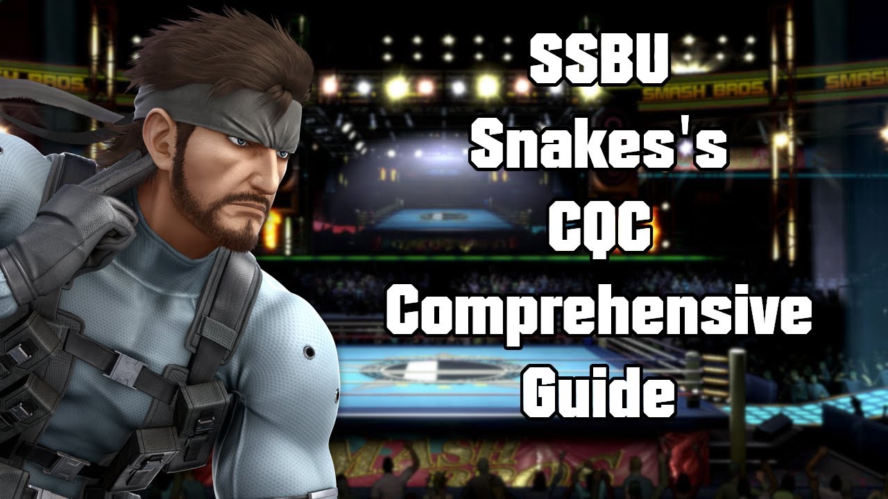SSBU Snake's CQC: A Comprehensive Guide - YouTube