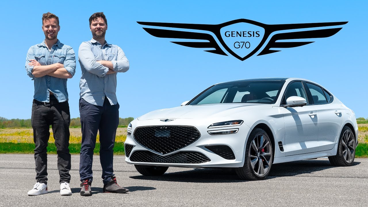 2022 Genesis G70 Quick Review // Kia Stinger In A Tuxedo - YouTube
