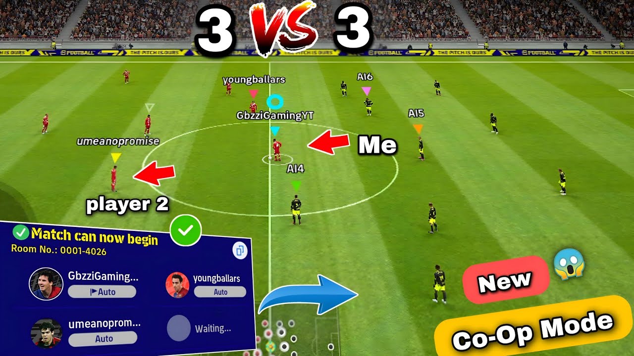 NEW CO-OP MODE IN eFOOTBALL 2023 😱 3 Vs 3 - YouTube