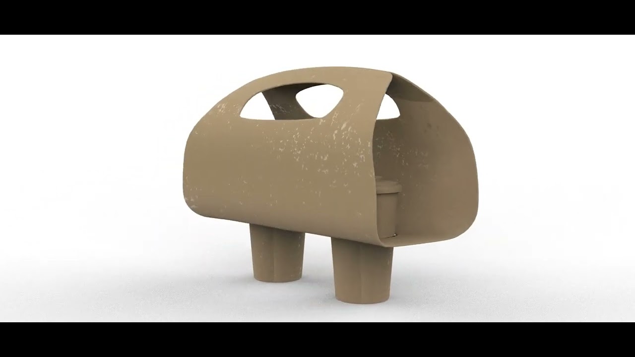 Paper Cup Holder 360m animation - YouTube