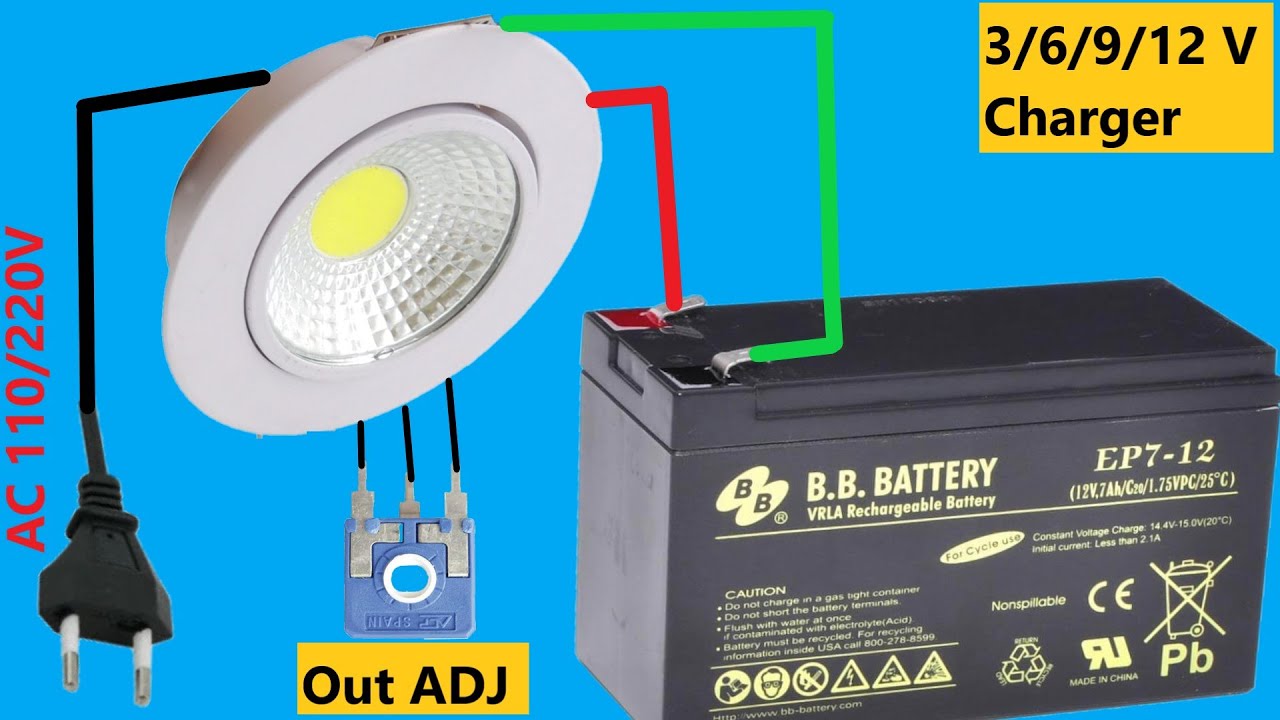 Charge ALL your batteries using this amazing led spot driver! - YouTube