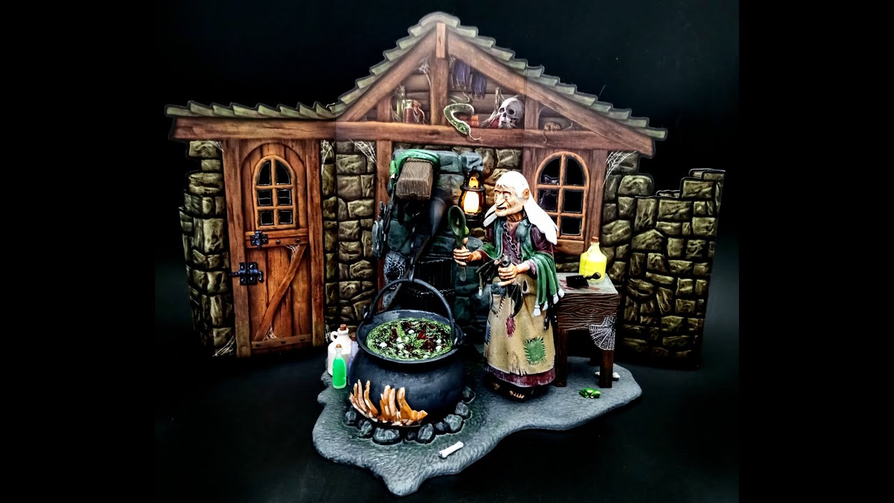 The Witch 1/10 Scale Model Figure Kit Halloween 2024 How To Assemble ...