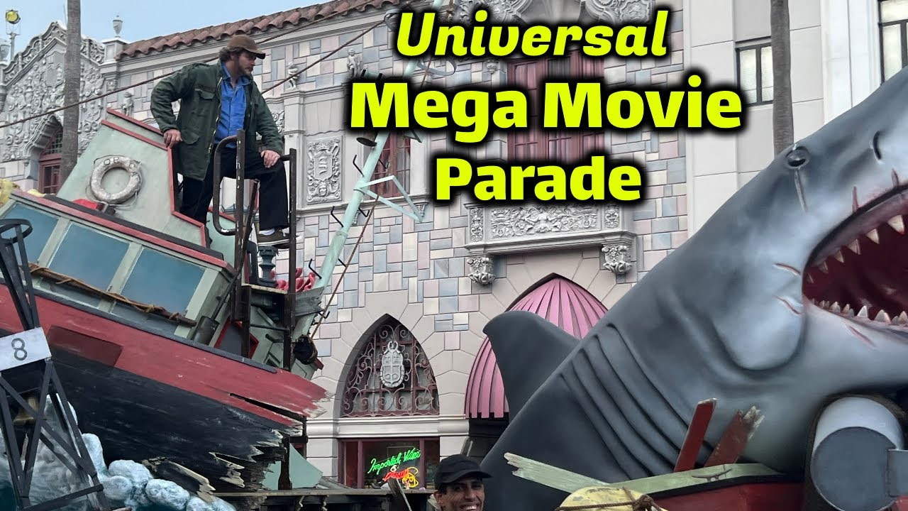 Universal Mega Movie Parade (technical rehearsal): THE BEST THEMEPARK ...