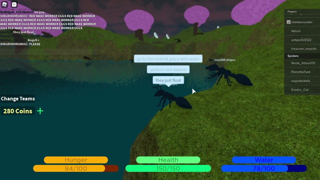 roblox Antelligence: Ant Colony Game how to survive a spider attack ...