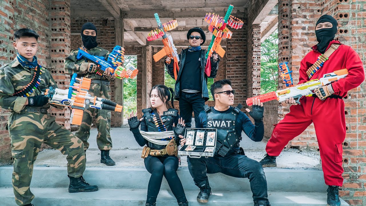 LTT Game Nerf War : Intense Nerf Firefight Warriors SEAL X Nerf Guns & Mr Zero Will They Escape ...