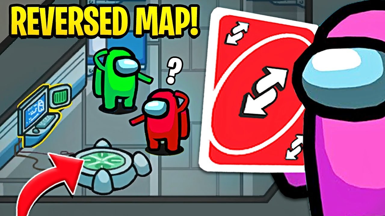 Among Us but the MAP is BACKWARDS (999 DIFFICULTY) - YouTube