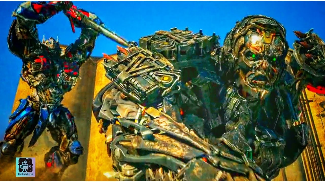 transformers age of extinction optimus prime vs lockdown/finale battle ...