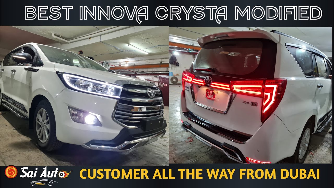 INNOVA CRYSTA MODIFIED ALL THE WAY FROM DUBAI📞98201 87037 📞9833986482 ...
